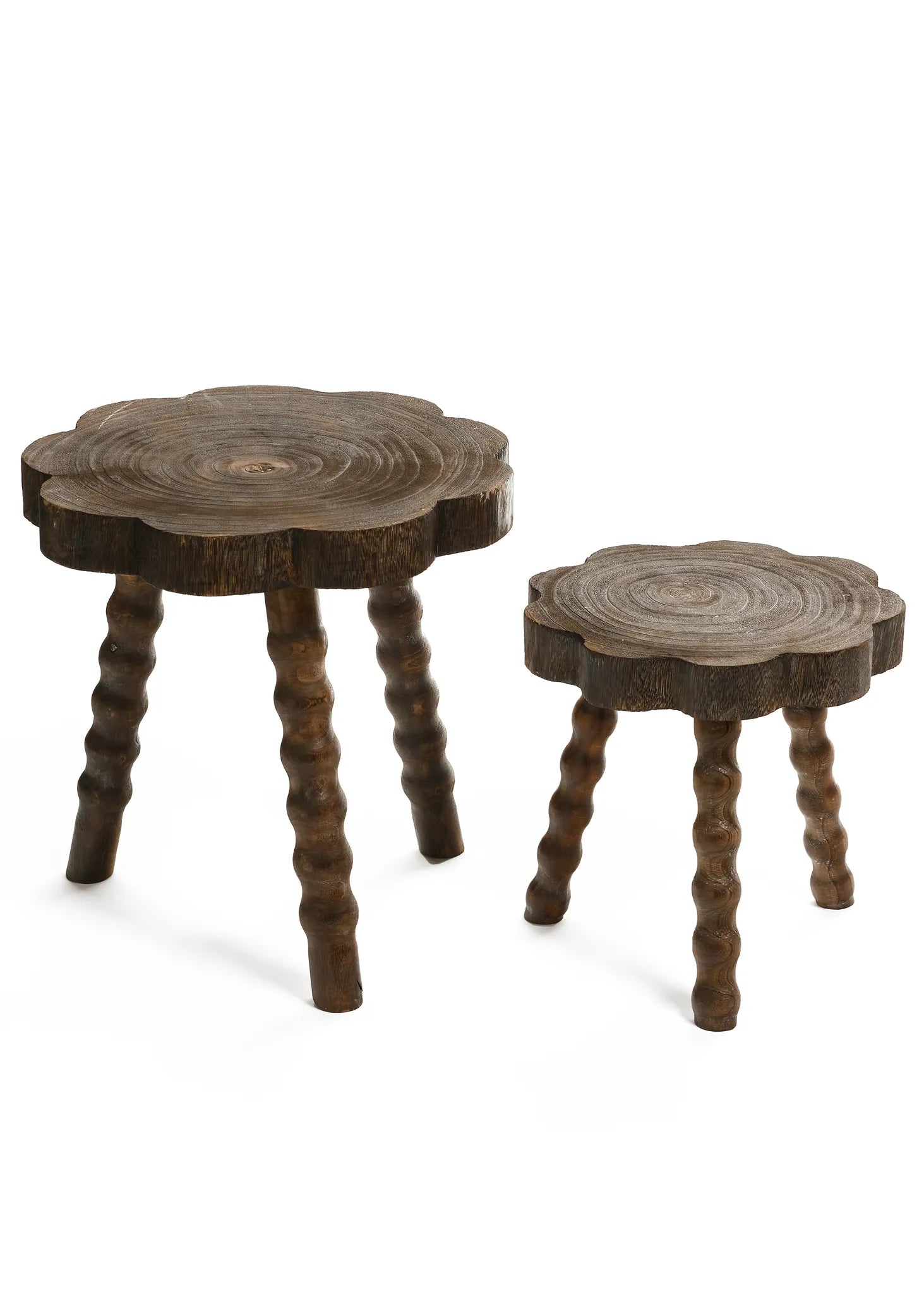 Brown Bobbin Leg Stool – Dovetails and Lavender