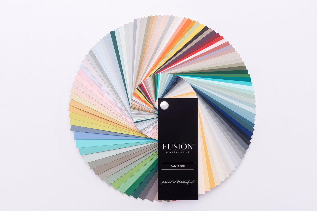 Fusion Mineral Paint Fan Deck – Dovetails and Lavender